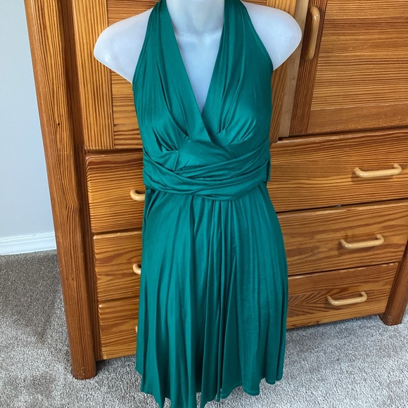 Dkny | Dresses | Dkny Green Dress Emerald Malachite S Nwt Ribcage Bias ...